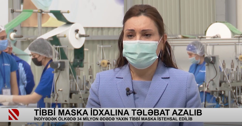 İndiyədək ölkədə 34 milyon ədədə yaxın tibbi maska istehsal edilib ...