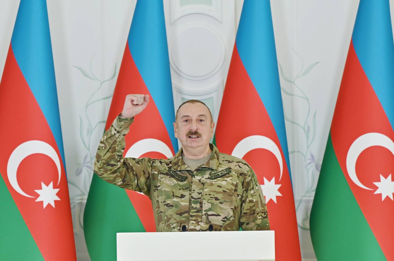 İLHAM ƏLİYEV: MÜZƏFFƏR ALİ BAŞ KOMANDAN, XALQIN SEÇDİYİ LİDER ...